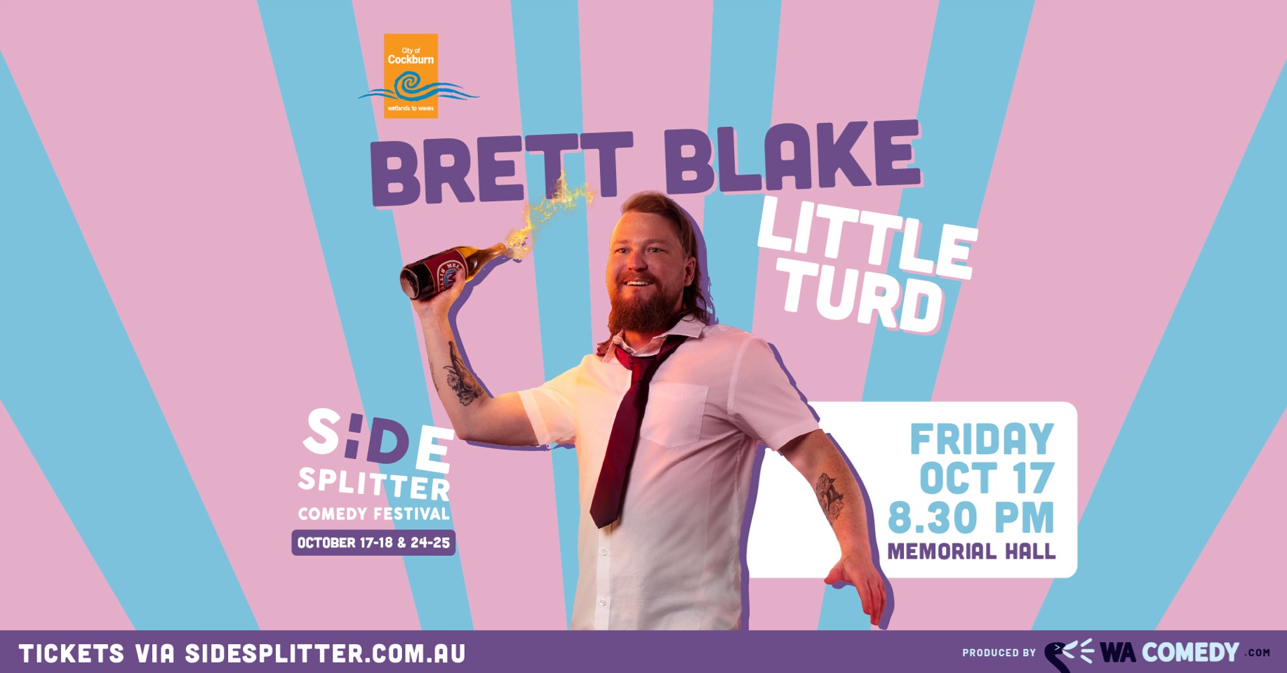 Brett Blake – Little Turd @ Side Splitter Comedy Festival Comedy Festival